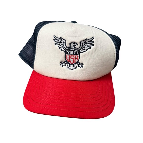 Yeti | Accessories | Yeti Coolers Mens Usa Eagle Embroidered Mesh ...